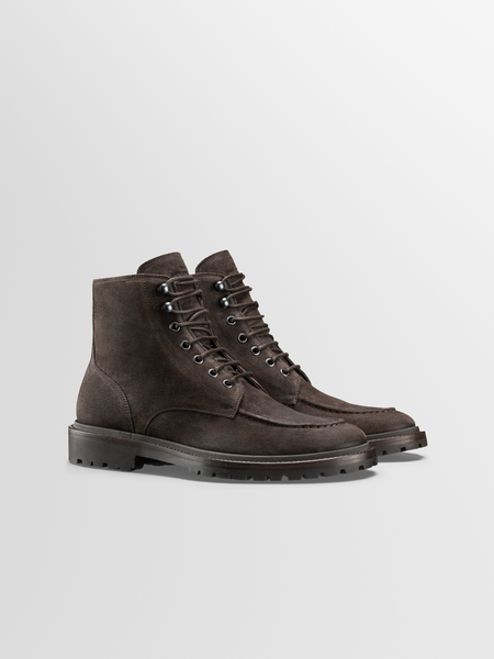 Men's Brown Suede Boot | Milo in Pinecone | Koio